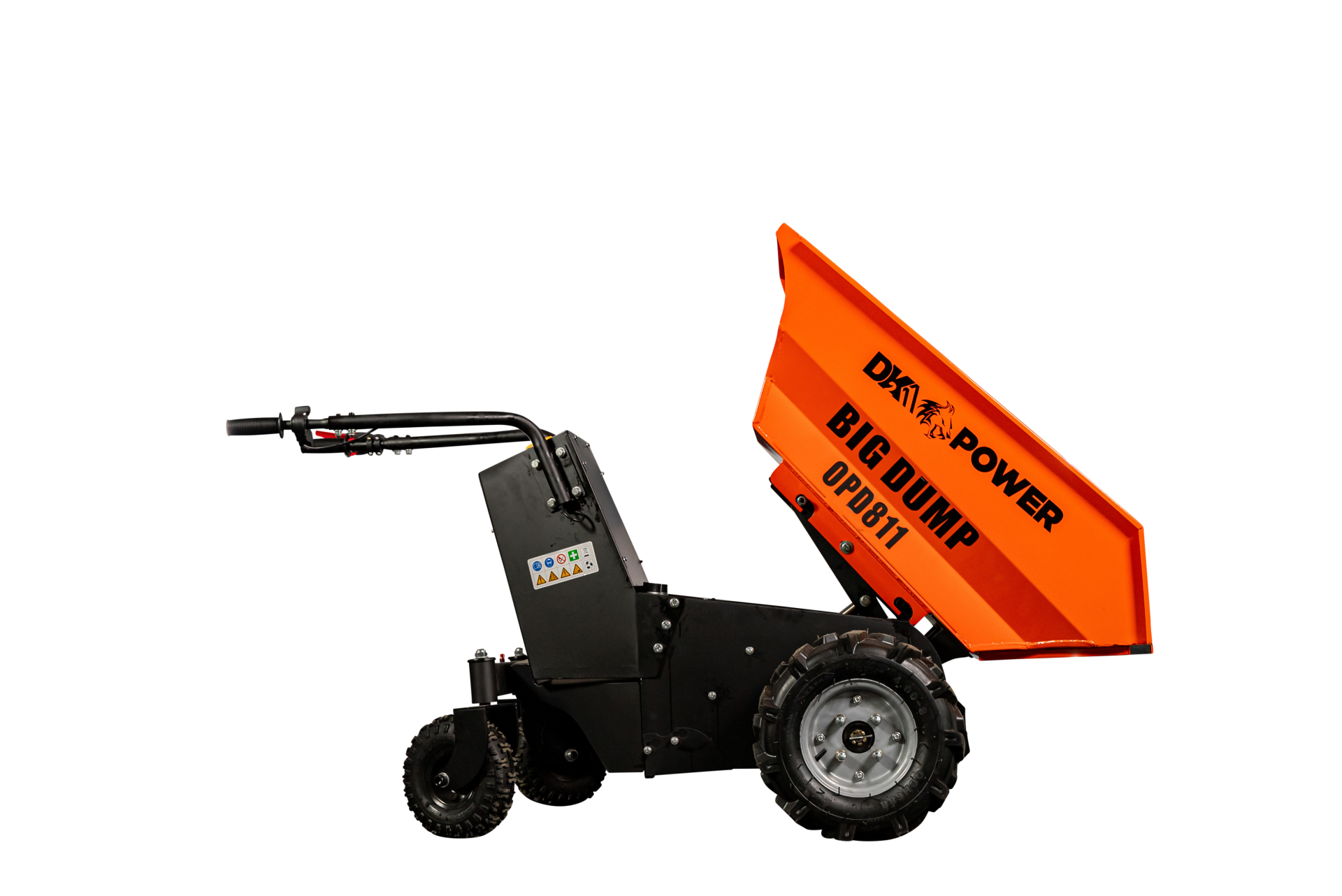 Detail K2 - Big Dump 1100 Pound Electric Power Dump Cart - OPD811