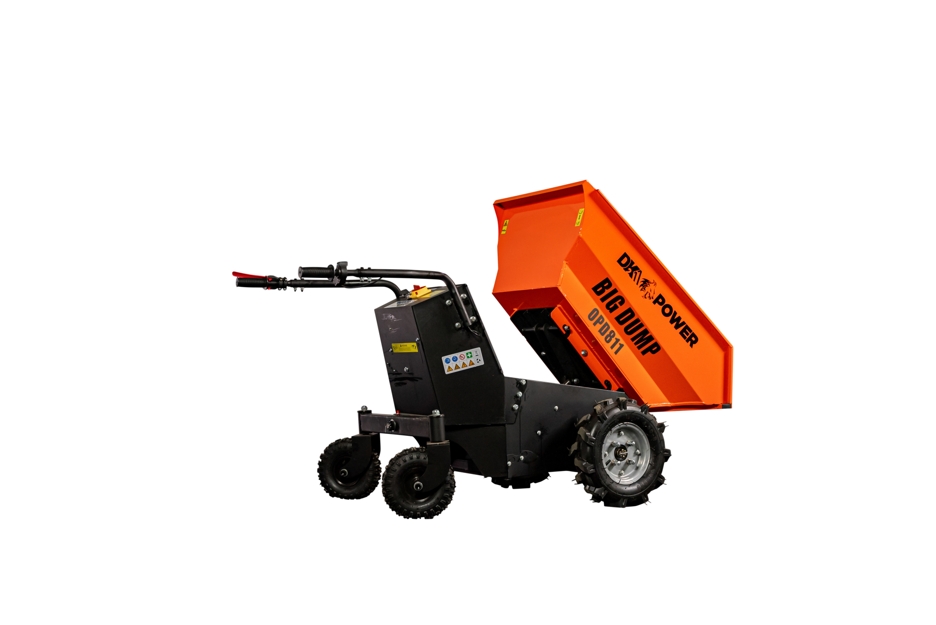 Detail K2 - Big Dump 1100 Pound Electric Power Dump Cart - OPD811
