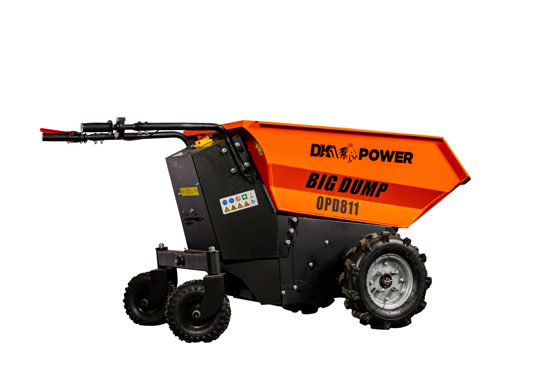 Detail K2 - Big Dump 1100 Pound Electric Power Dump Cart - OPD811