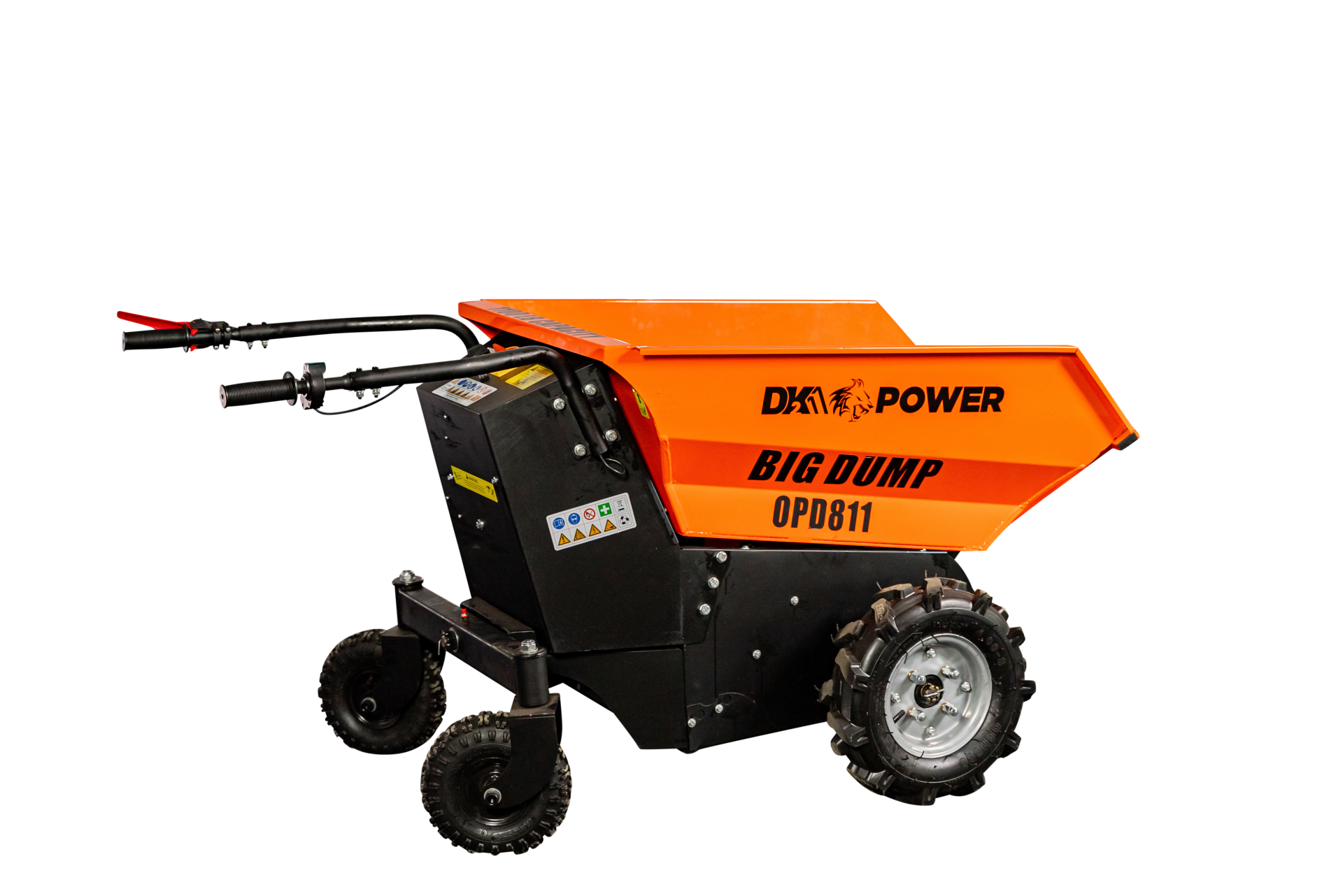 Detail K2 - Big Dump 1100 Pound Electric Power Dump Cart - OPD811