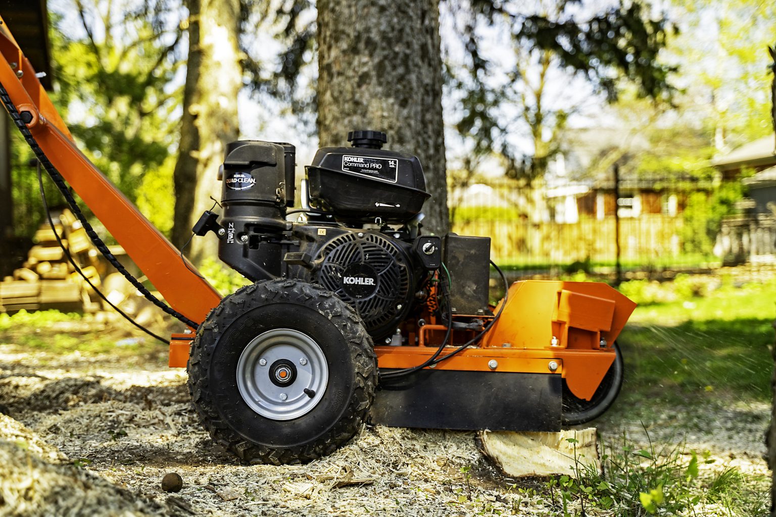 Detail K2 – 14 HP Commercial-Grade Stump Grinder with Electric Starter ...